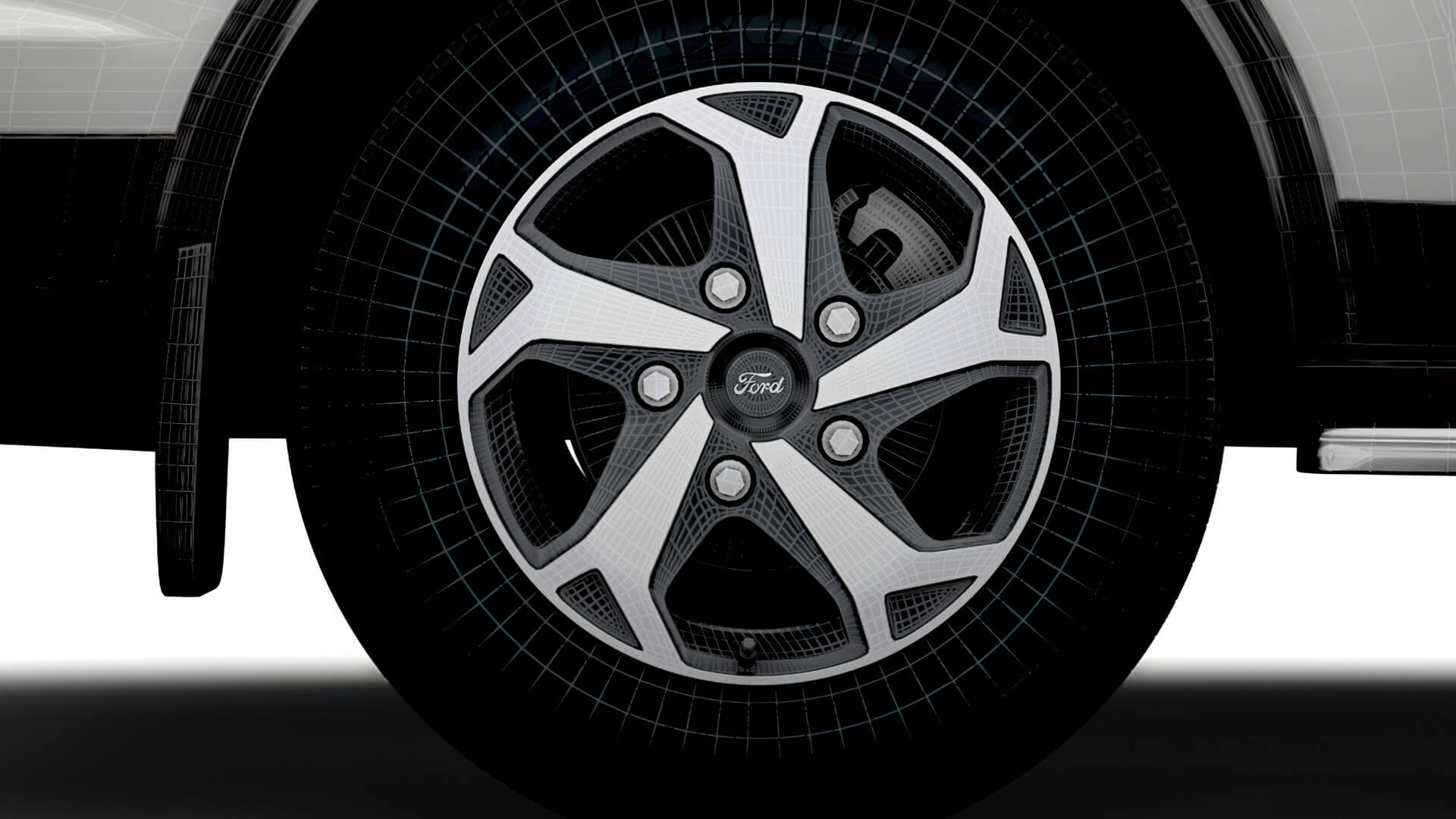 Ford Transit Custom Van Active 2021 Wheel - 3D Model by Creative Idea ...