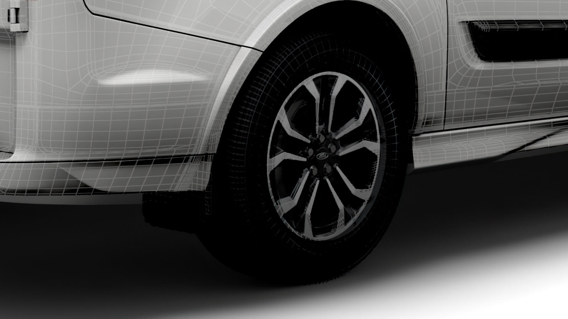 Ford Transit Custom Van Sport 2021 Wheel - 3D Model by Creative Idea Studio