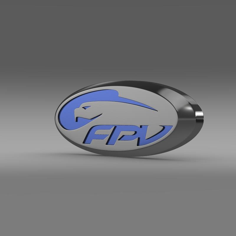 FPV Logo - 3D Model by Creative Idea Studio