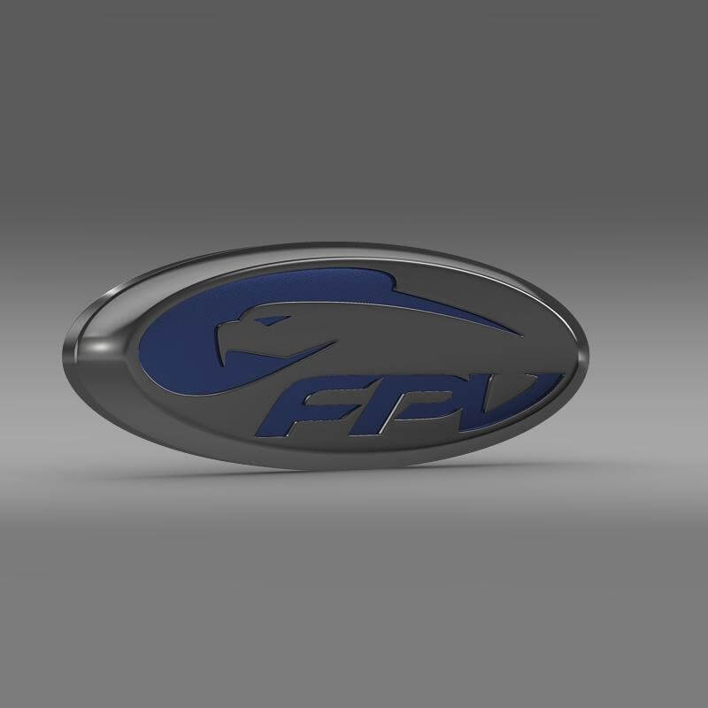 FPV Logo - 3D Model by Creative Idea Studio