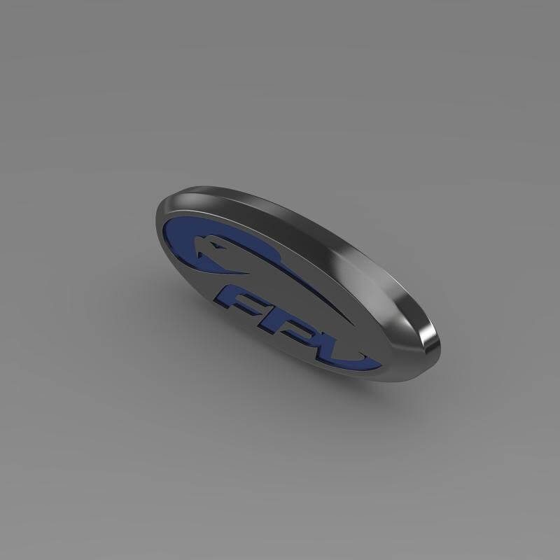 FPV Logo - 3D Model by Creative Idea Studio