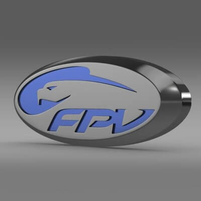FPV Logo - 3D Model by Creative Idea Studio