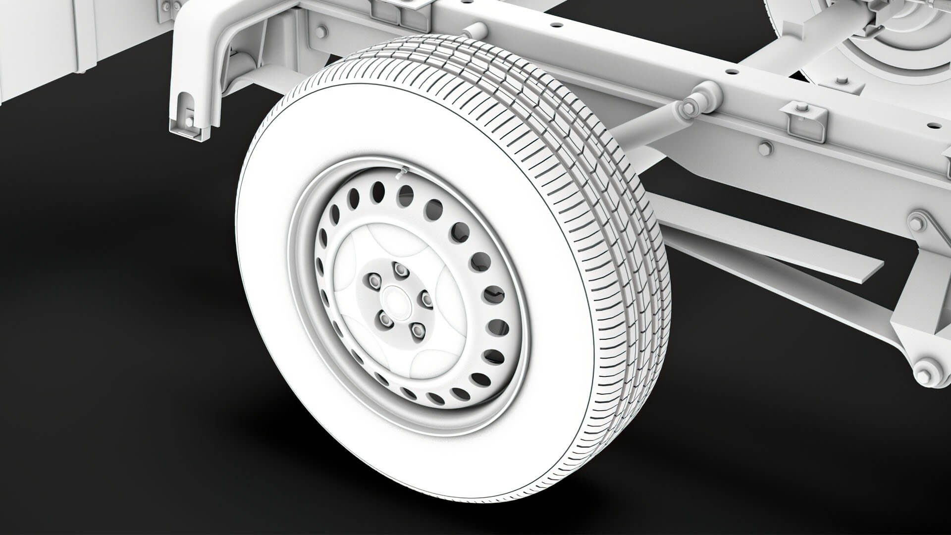 Freightliner Sprinter 2019 Wheel - 3D Model by Creative Idea Studio