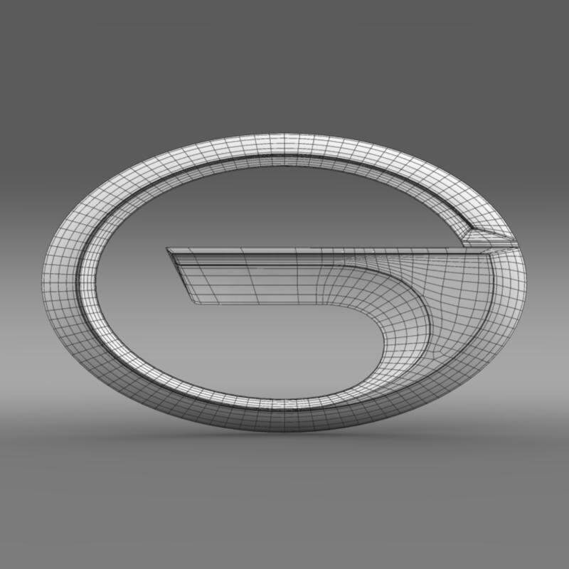 GAC Logo - 3D Model by Creative Idea Studio