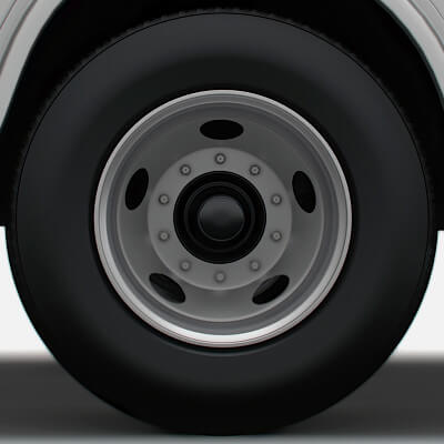 Generic Old Bus Wheel - 3D Model by Creative Idea Studio