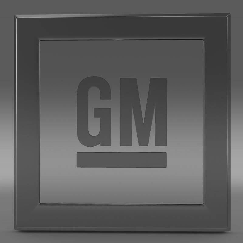 GM Logo - 3D Model by Creative Idea Studio