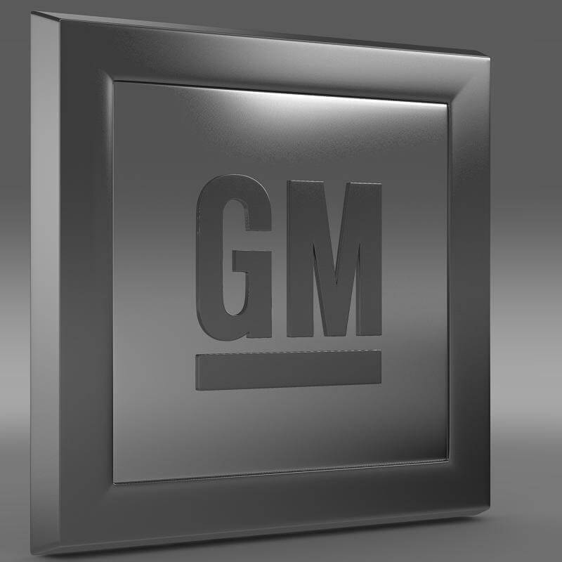GM Logo - 3D Model by Creative Idea Studio