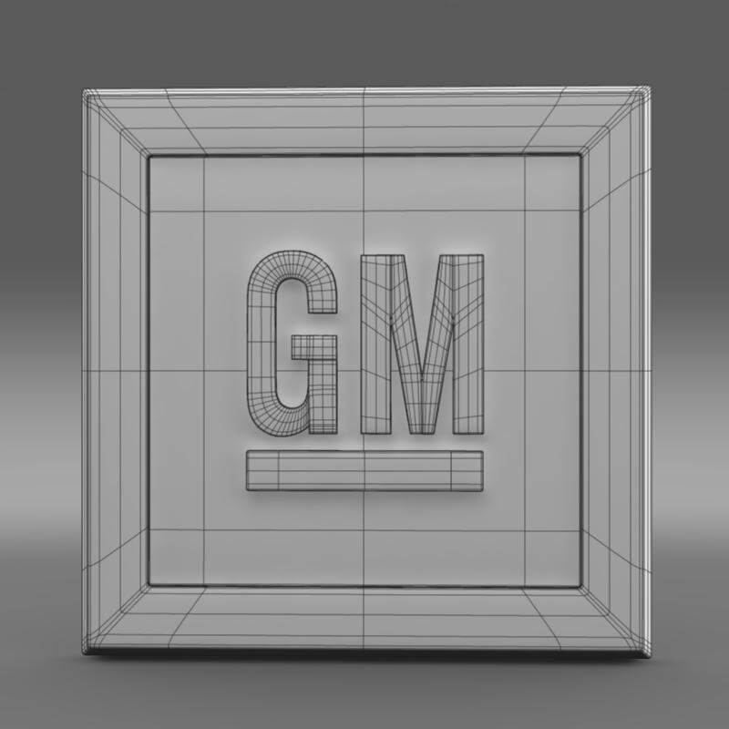 GM Logo - 3D Model by Creative Idea Studio