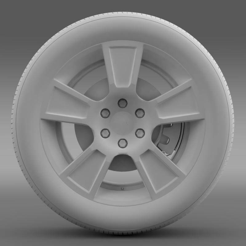 GMC Sierra Regular Cab Wheel - 3D Model by Creative Idea Studio