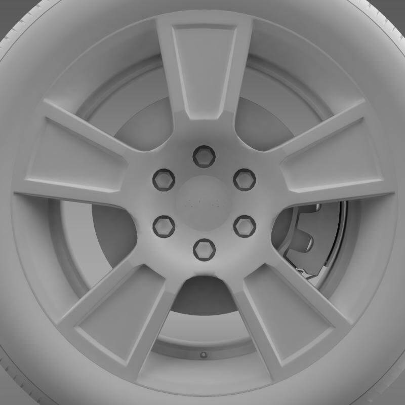 GMC Sierra Regular Cab Wheel - 3D Model by Creative Idea Studio