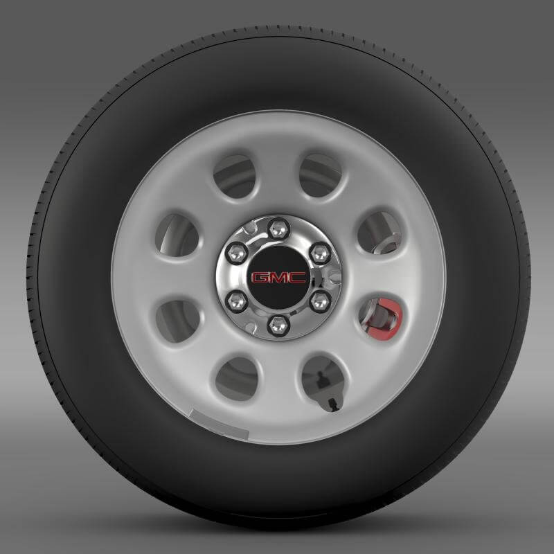 GMC Yukon Police Wheel - 3D Model by Creative Idea Studio