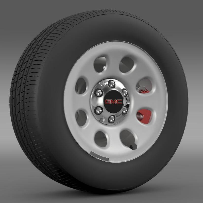 GMC Yukon Police Wheel - 3D Model by Creative Idea Studio