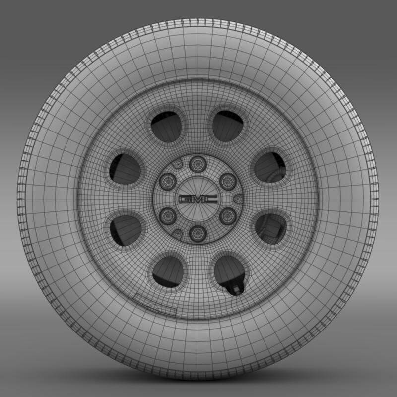GMC Yukon Police Wheel - 3D Model by Creative Idea Studio