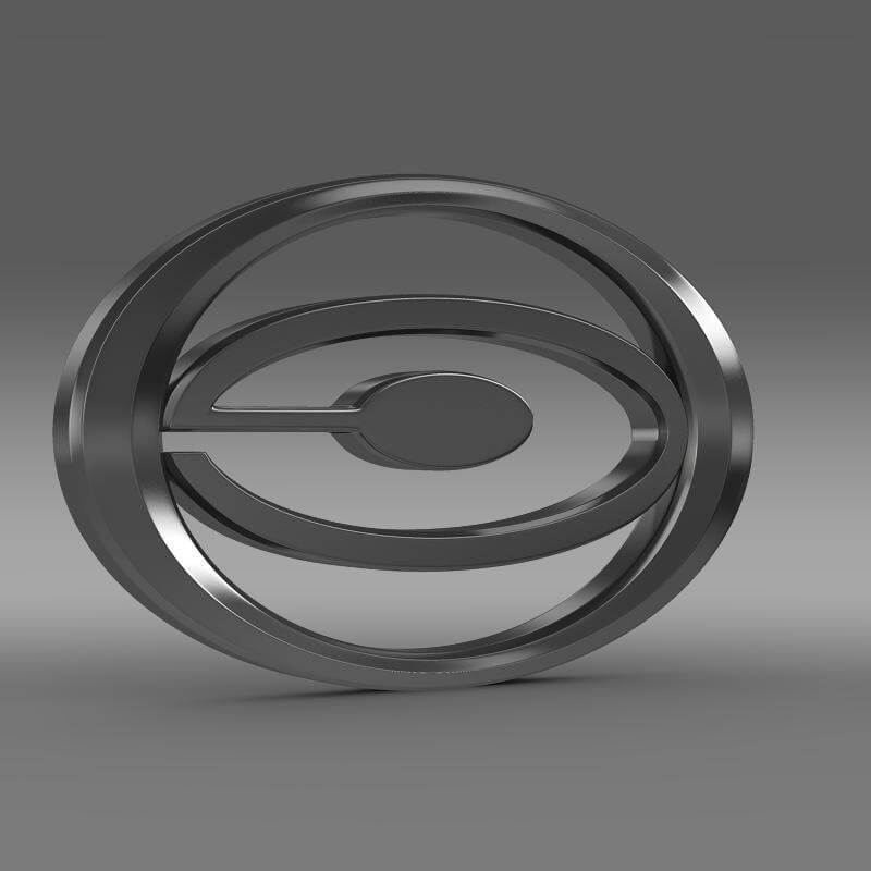 Gonow Logo - 3D Model by Creative Idea Studio