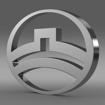 Great Wall Logo - 3D Model by Creative Idea Studio