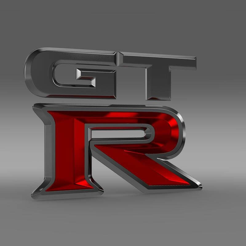 GTR Logo - 3D Model by Creative Idea Studio