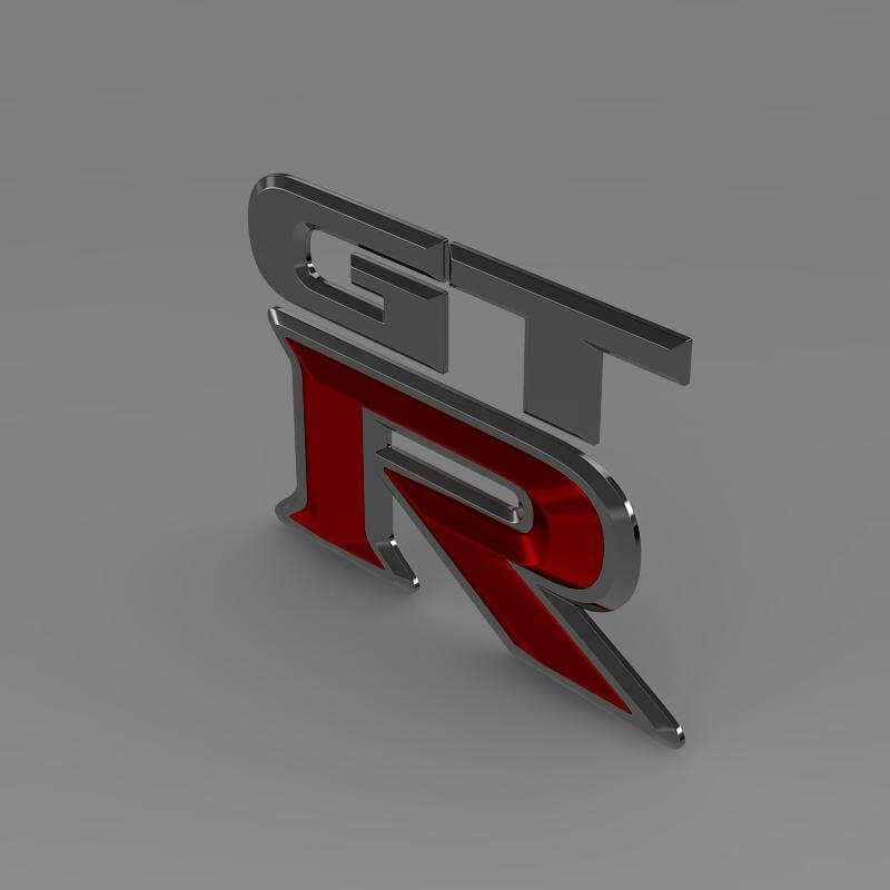 GTR Logo - 3D Model by Creative Idea Studio