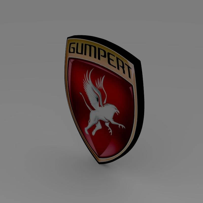 Gumpert Logo - 3D Model by Creative Idea Studio