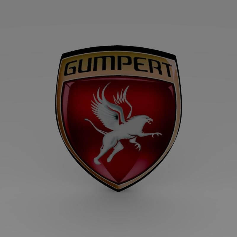 Gumpert Logo - 3D Model by Creative Idea Studio