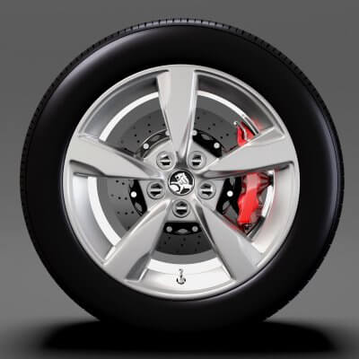 Holden Commodore SV6 2017 Wheel - 3D Model by Creative Idea Studio