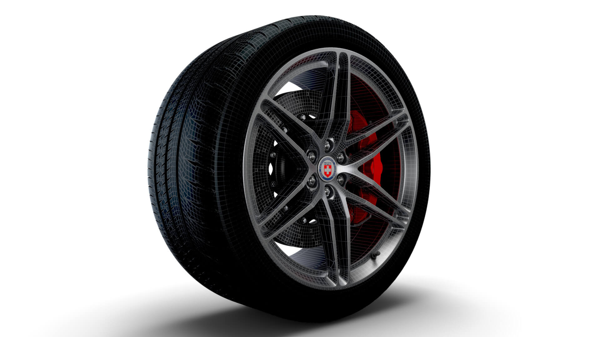 HRE P106 Wheels - 3D Model by Creative Idea Studio