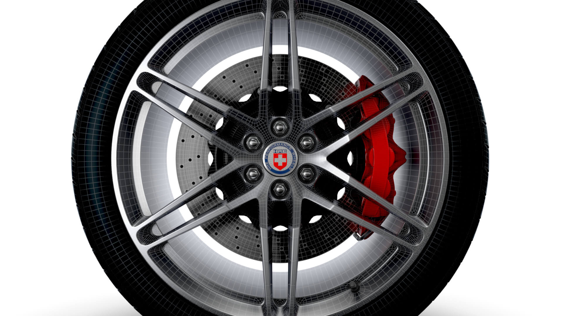 HRE P106 Wheels - 3D Model by Creative Idea Studio
