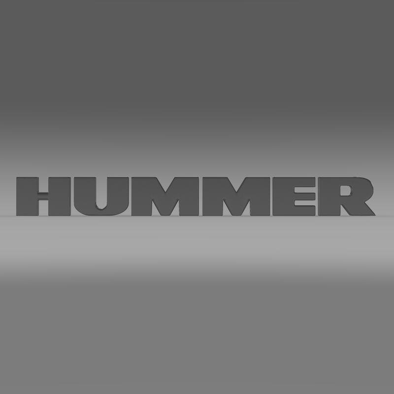 Hummer Logo - 3D Model by Creative Idea Studio