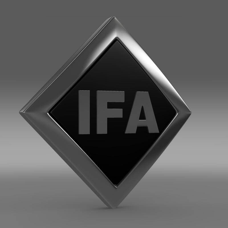 IFA Logo - 3D Model by Creative Idea Studio