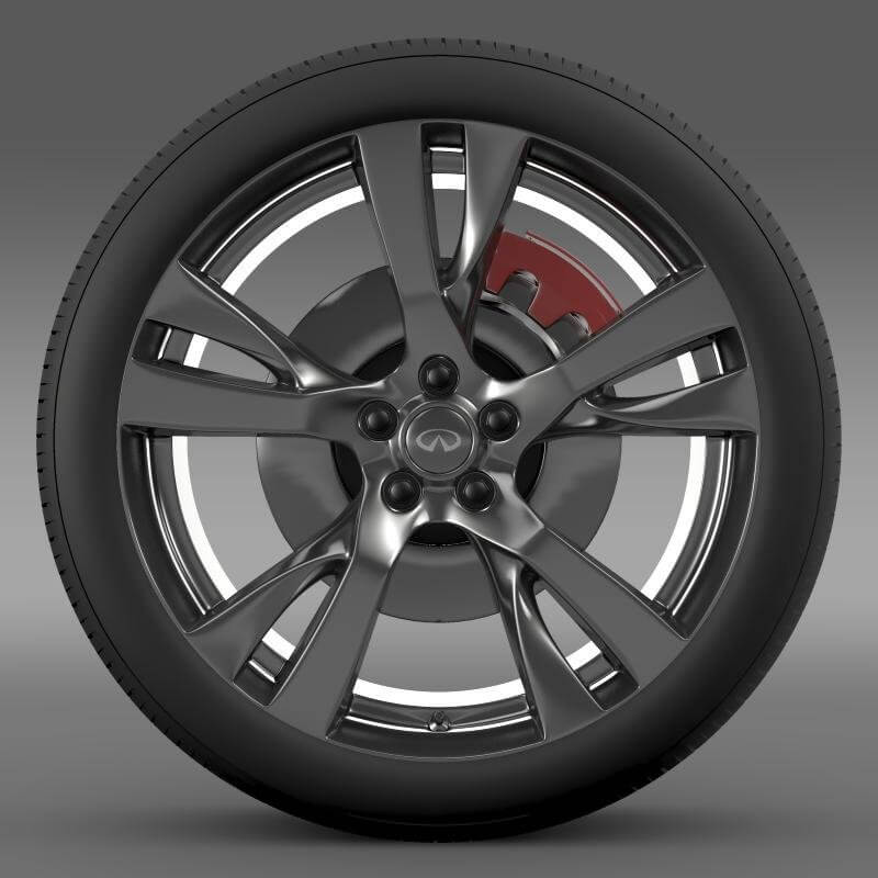 Infiniti M Wheel - 3D Model by Creative Idea Studio