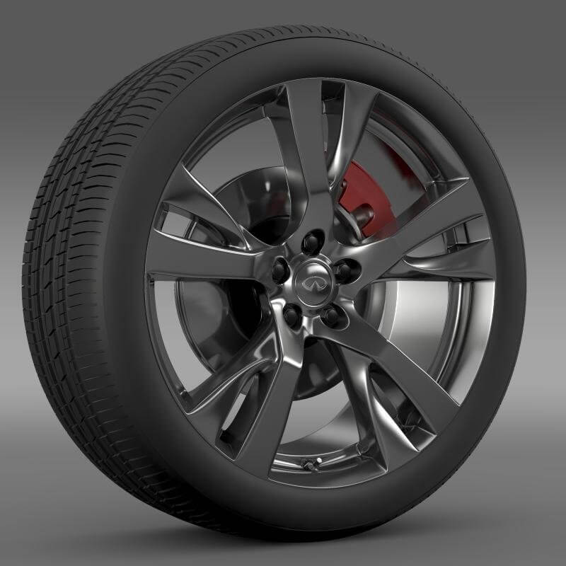 Infiniti M Wheel - 3D Model by Creative Idea Studio
