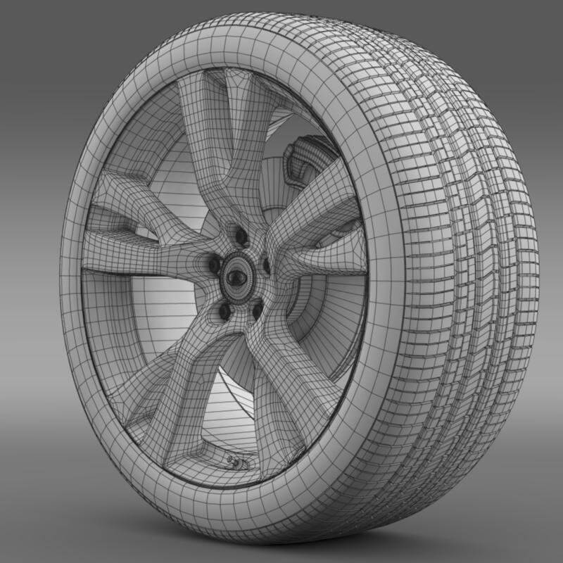 Infiniti M Wheel - 3D Model by Creative Idea Studio