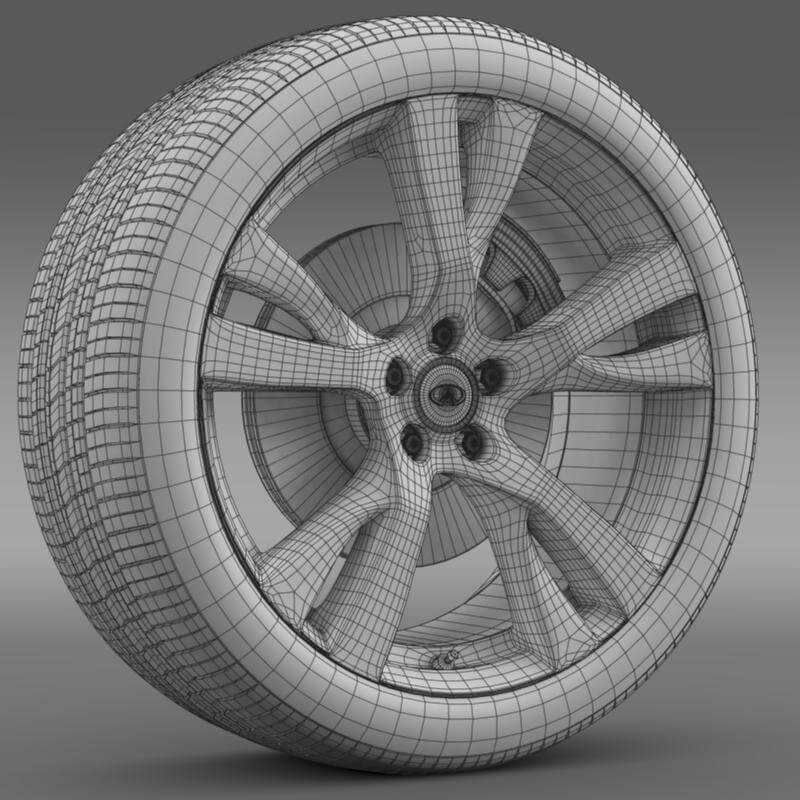 Infiniti M Wheel - 3D Model by Creative Idea Studio