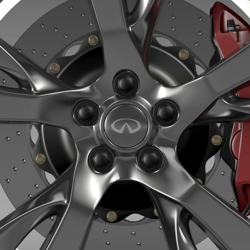 Infiniti Q70 Wheel - 3D Model by Creative Idea Studio