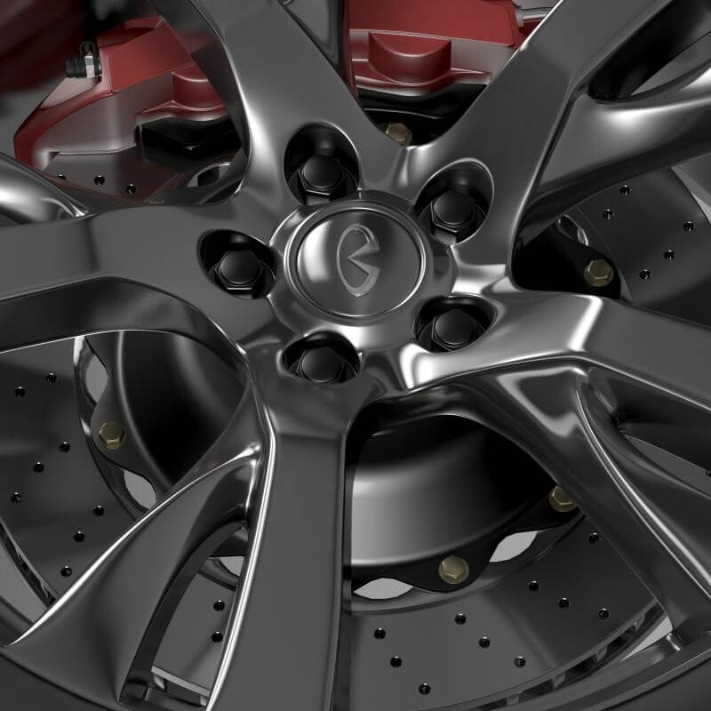 Infiniti Q70 Wheel - 3D Model by Creative Idea Studio