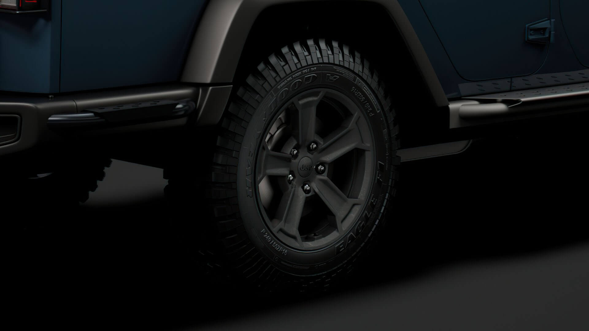Jeep Gladiator Rubicon Recon 2018 Wheel - 3D Model by Creative Idea Studio