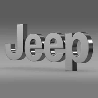 Jeep Logo - 3D Model by Creative Idea Studio