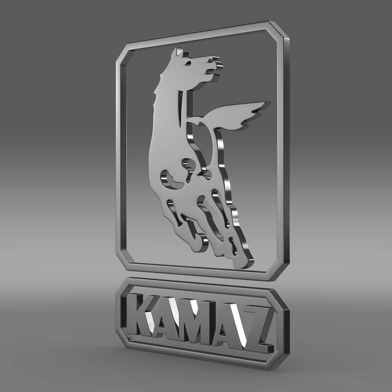 Kamaz Logo - 3D Model by Creative Idea Studio