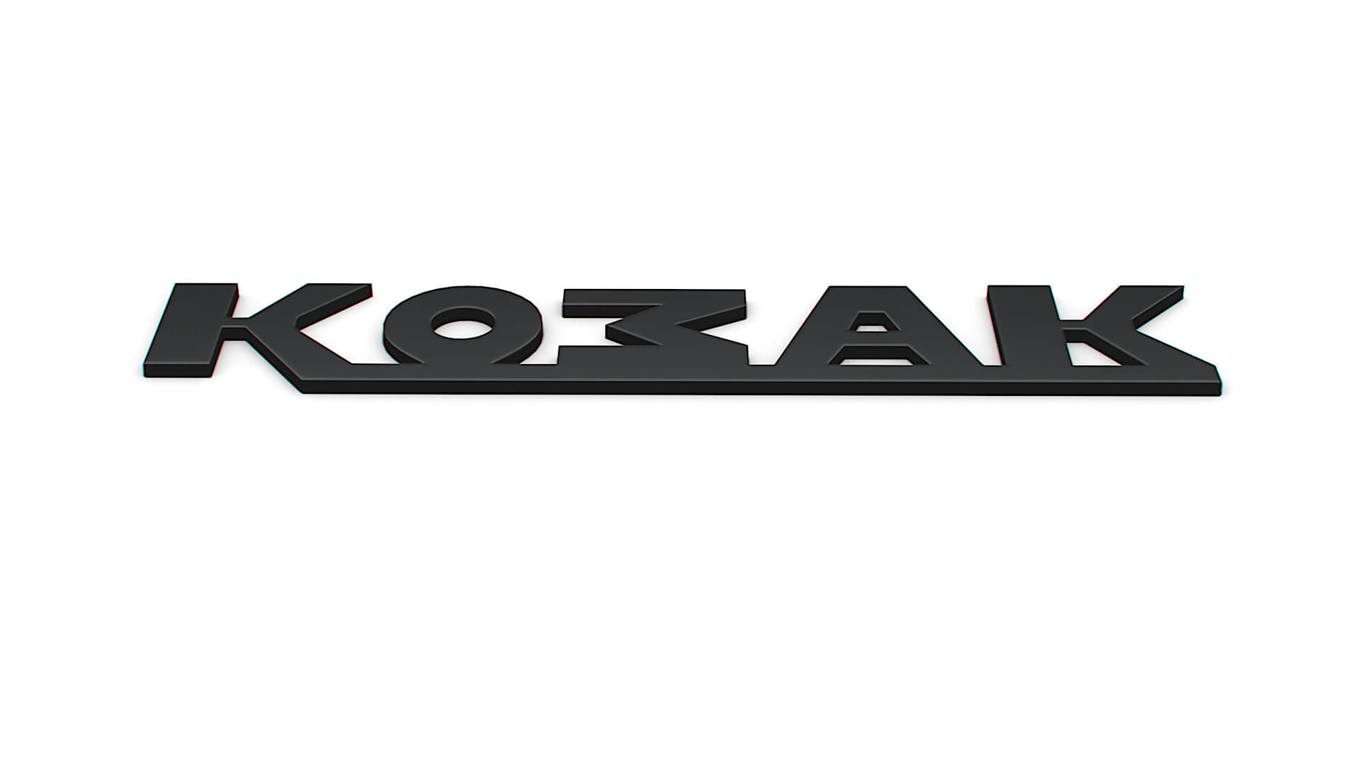 Kozak Logo - 3D Model by Creative Idea Studio