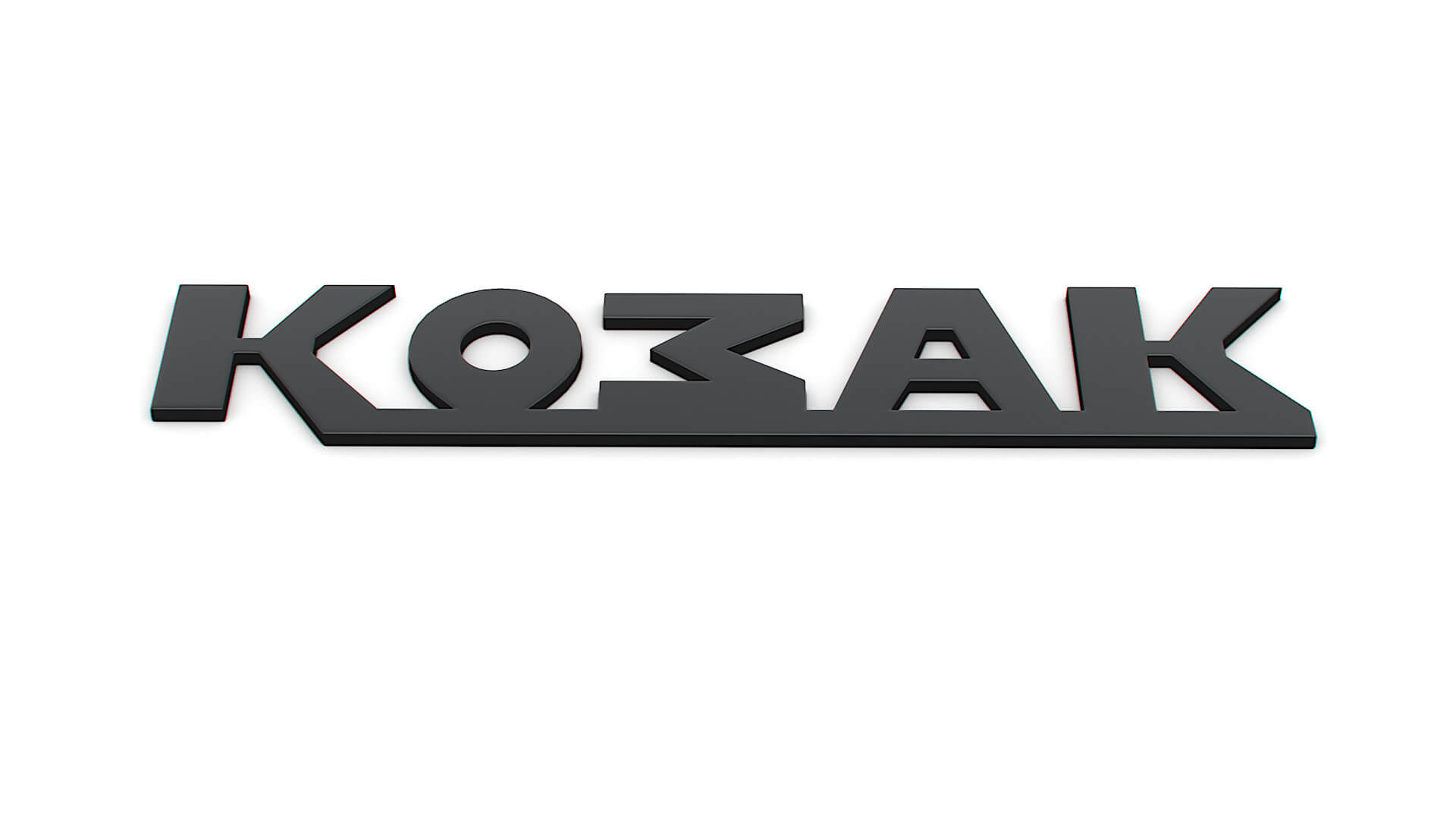 Kozak Logo - 3D Model by Creative Idea Studio