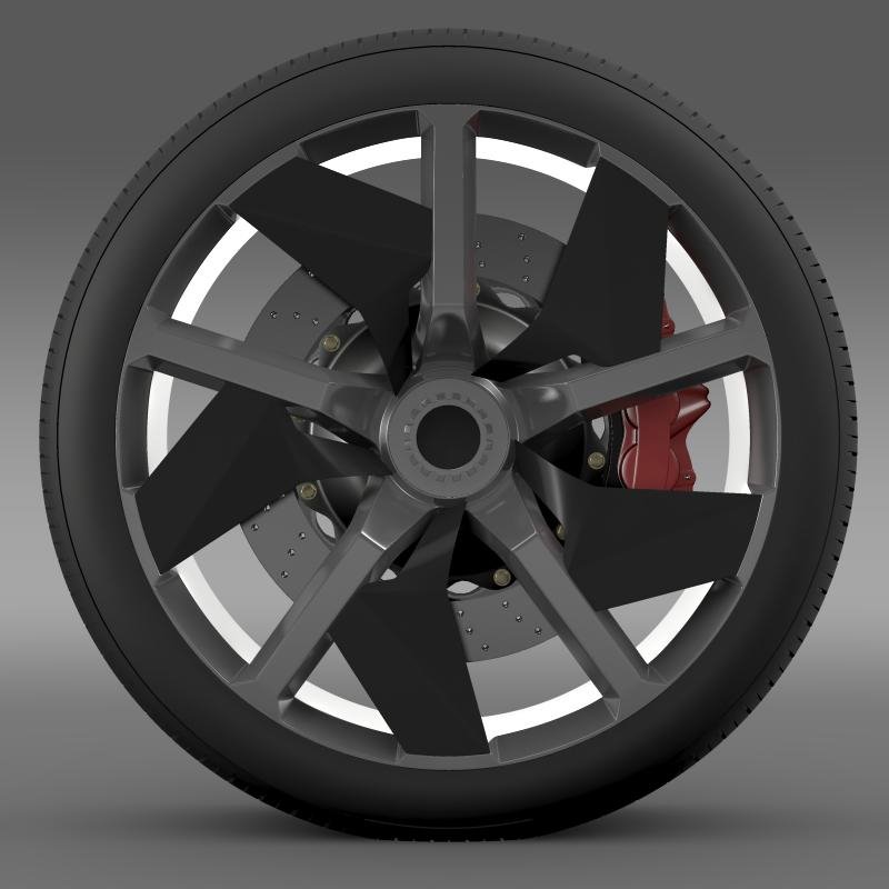 Lamborghini Aventador J Wheel - 3D Model by Creative Idea Studio