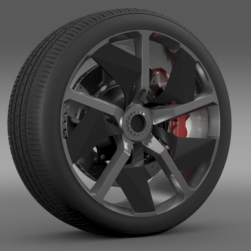 Lamborghini Aventador J Wheel - 3D Model by Creative Idea Studio