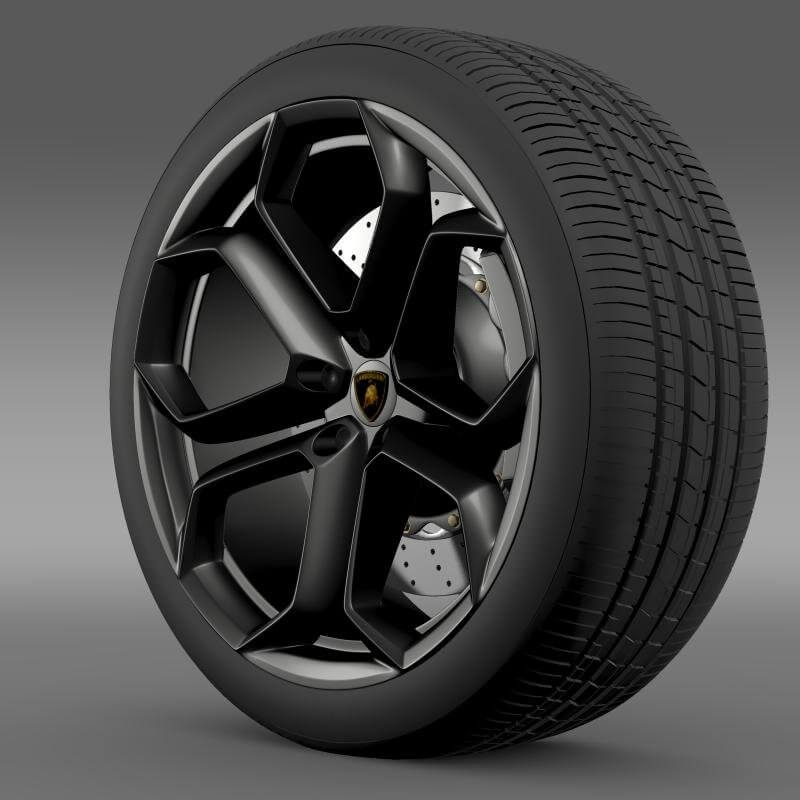 Lamborghini Aventador Wheel - 3D Model by Creative Idea Studio