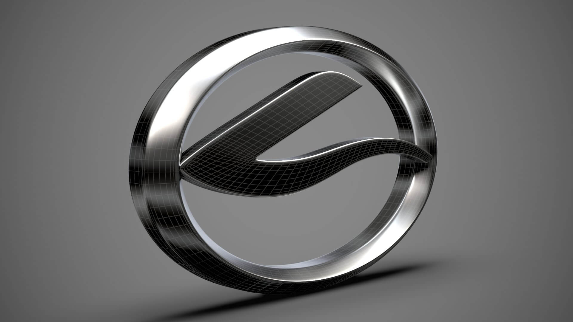 Landwind Logo - 3D Model by Creative Idea Studio