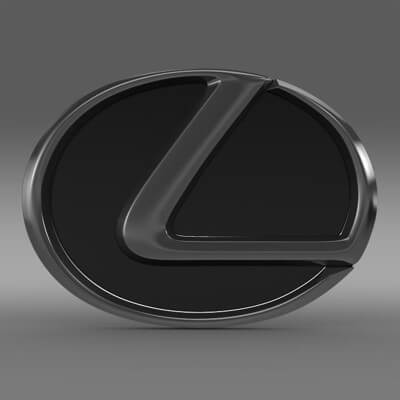 Lexus Motors Logo - 3D Model by Creative Idea Studio