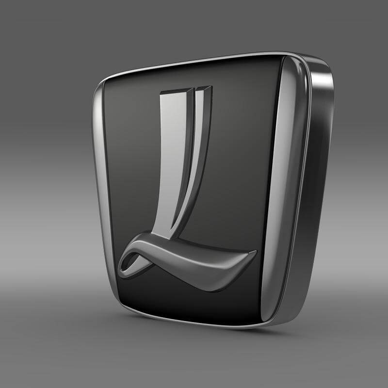 Luxgen Logo - 3D Model by Creative Idea Studio