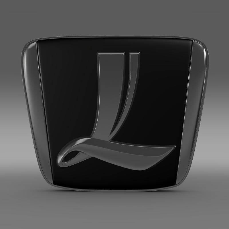 Luxgen Logo - 3D Model by Creative Idea Studio