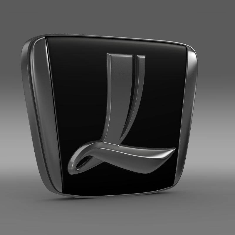 Luxgen Logo - 3D Model by Creative Idea Studio