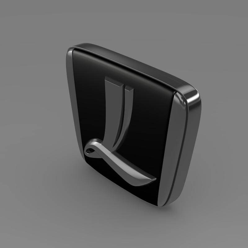 Luxgen Logo - 3D Model by Creative Idea Studio
