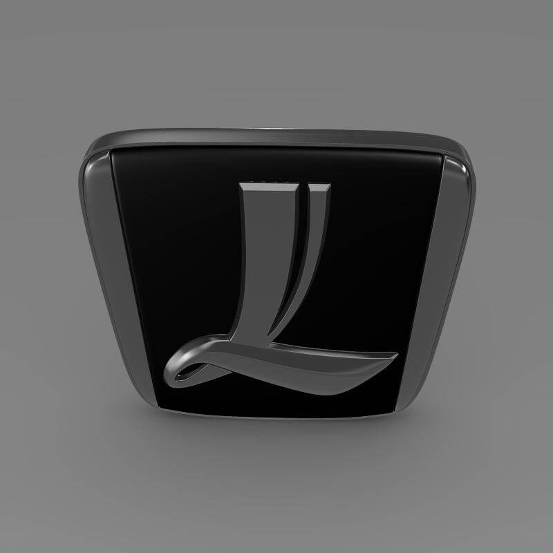 Luxgen Logo - 3D Model by Creative Idea Studio