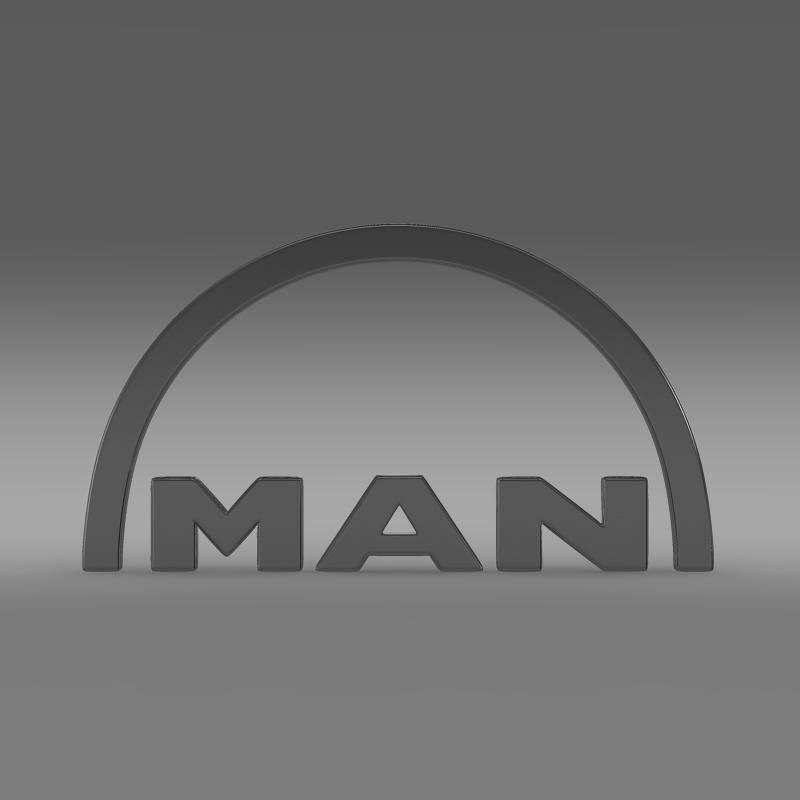 Man Logo - 3D Model by Creative Idea Studio